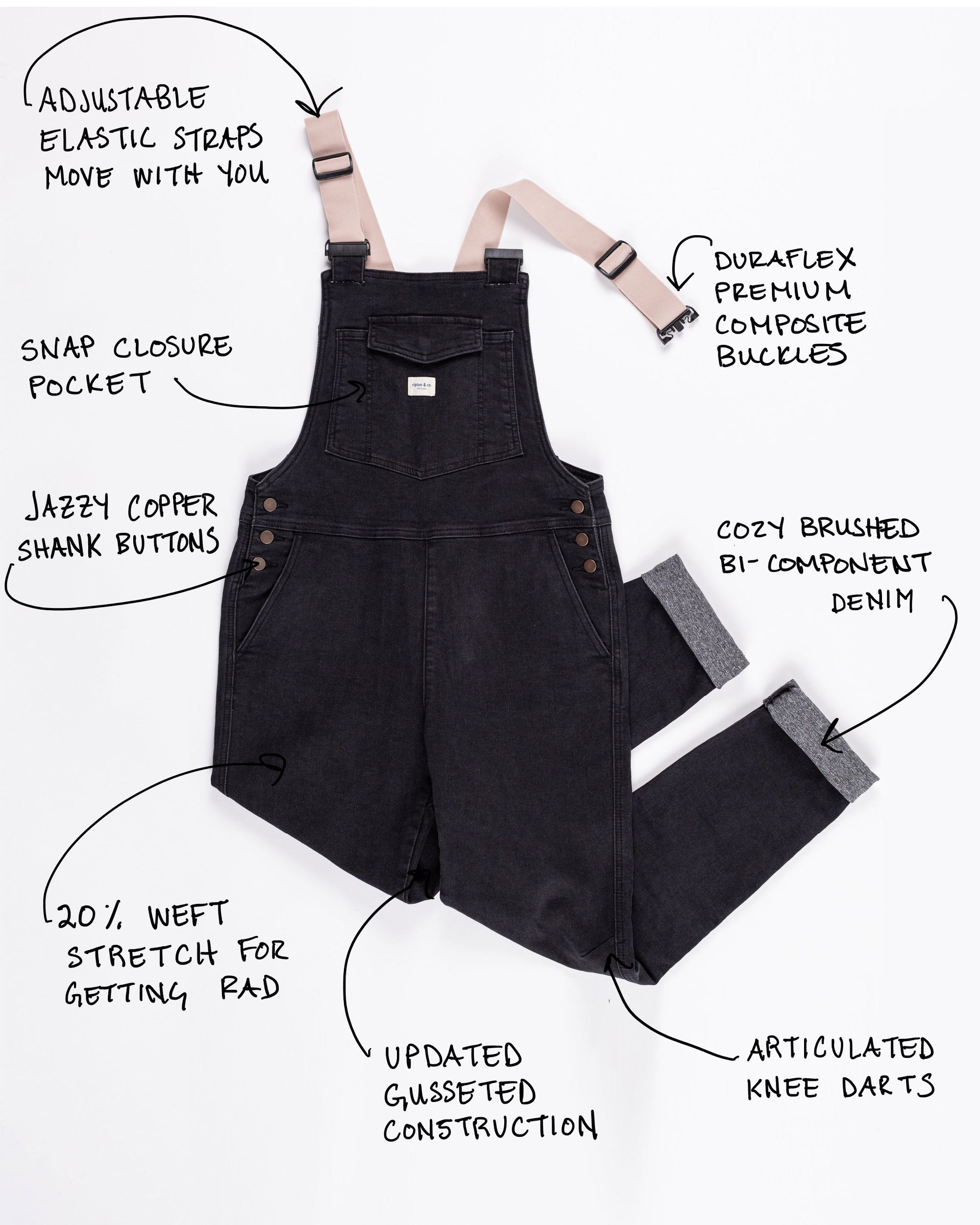 Women's Diesel Overalls - Performance Overalls - Ripton & Co